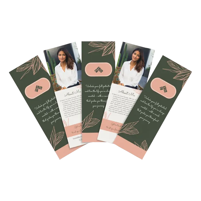 Custom Bookmarks | Personalised Printed Bookmarks
