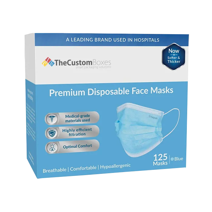 Custom Face Mask Boxes | Face Mask Packaging Wholesale
