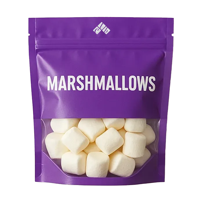 Buy Custom Marshmallow Mylar Bags | The Custom Boxes